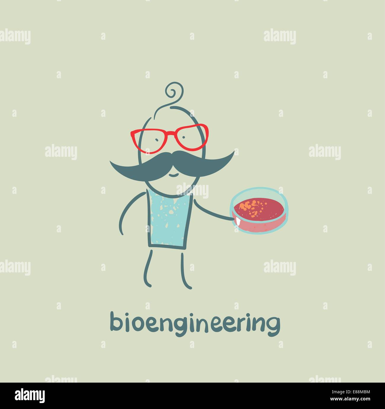 Test tube head Stock Vector Images - Alamy