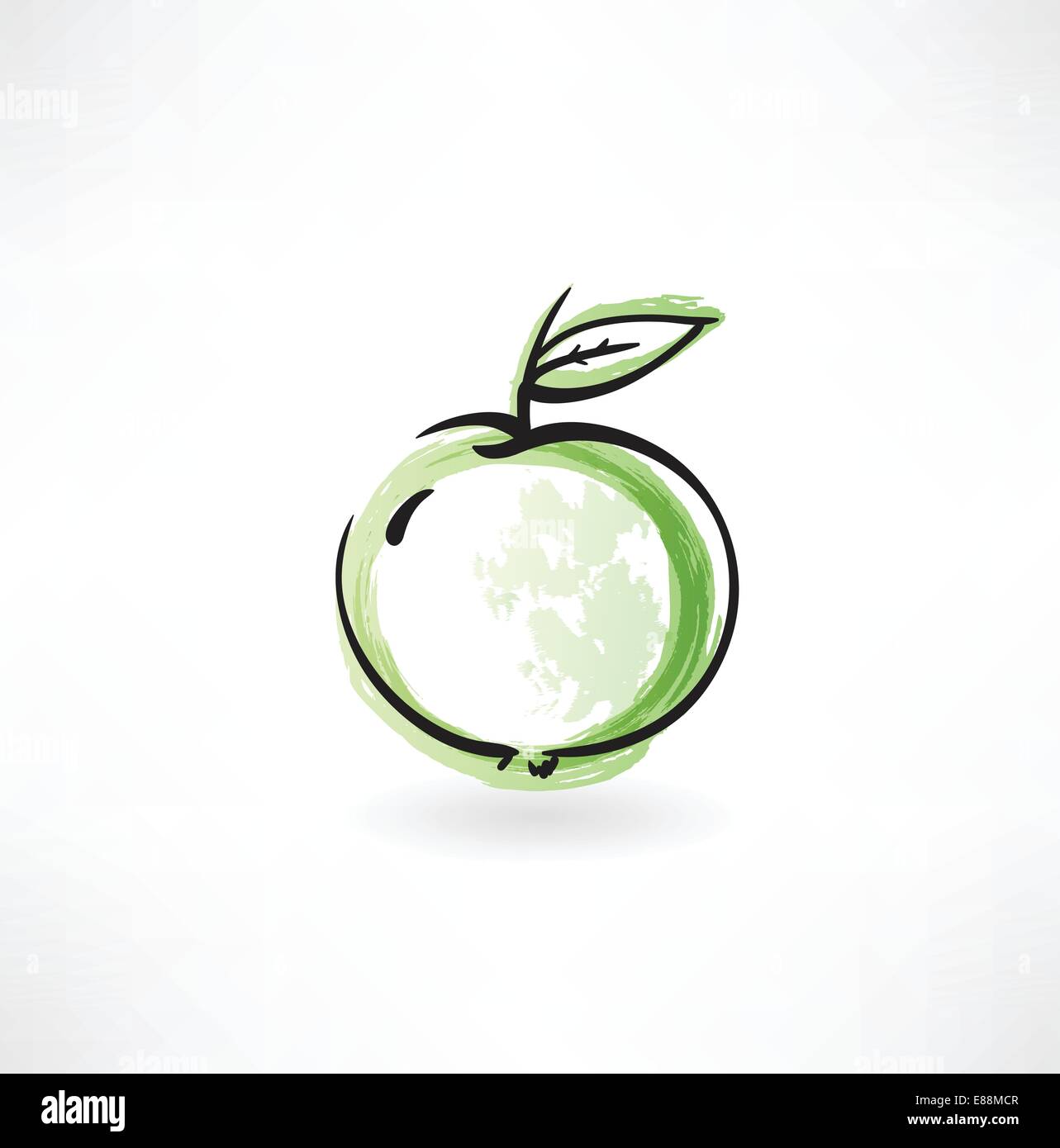 Apple grunge icon Stock Vector Image & Art - Alamy