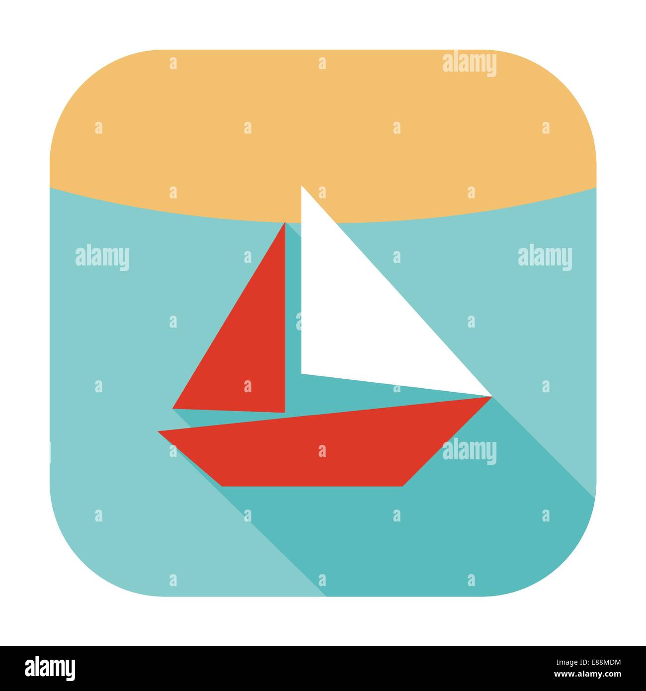 Blue sky and sail boats Cut Out Stock Images & Pictures - Alamy