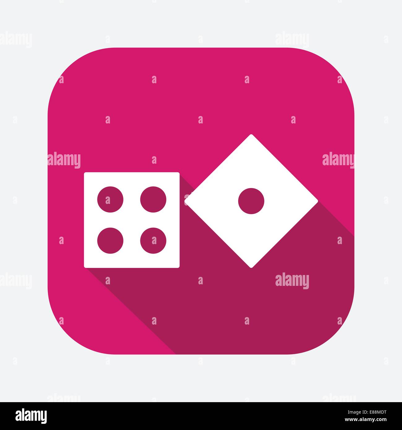 Tossing dice Stock Vector Images - Alamy