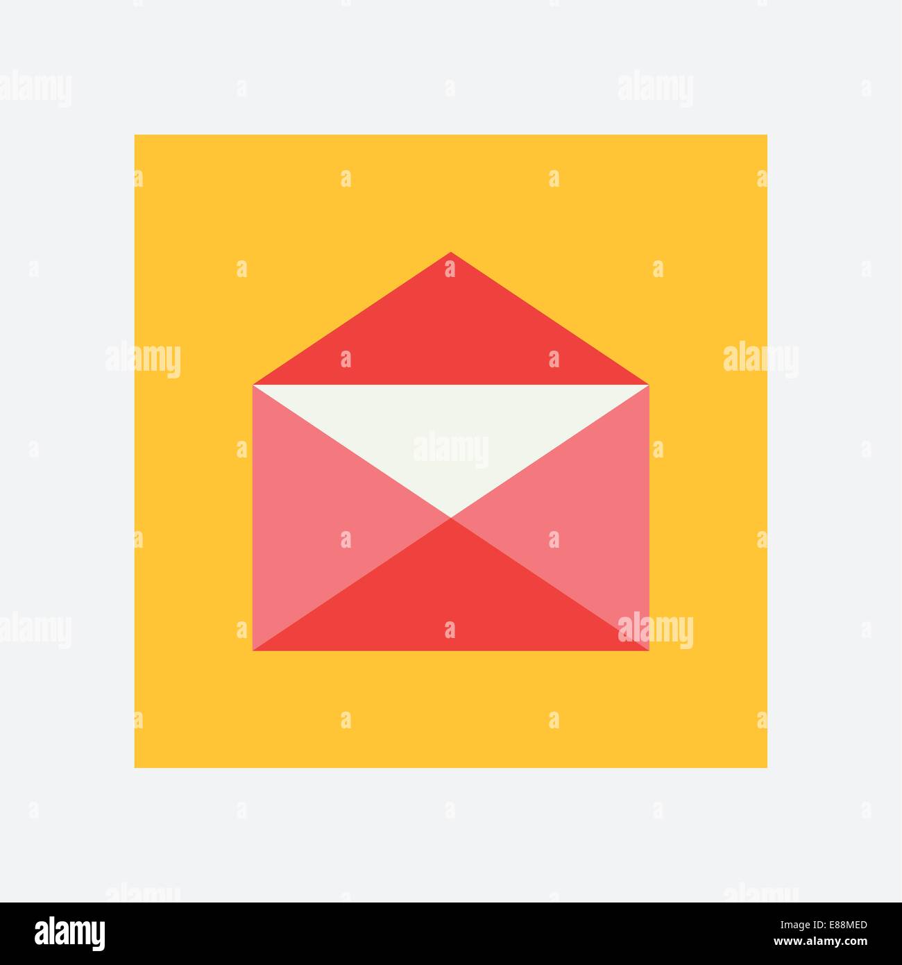 open envelope icon Stock Vector Image & Art - Alamy