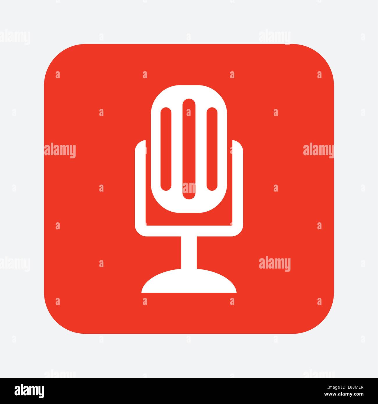 Microphone vintage on air Stock Vector Images - Alamy