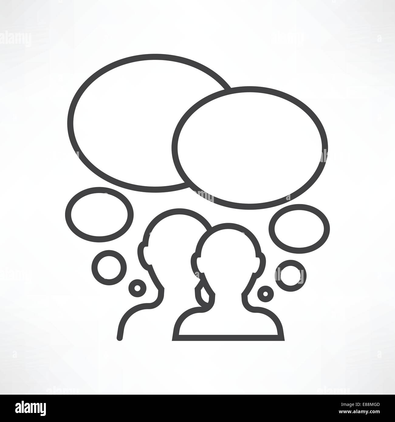 Two persons communication Stock Vector Image & Art - Alamy