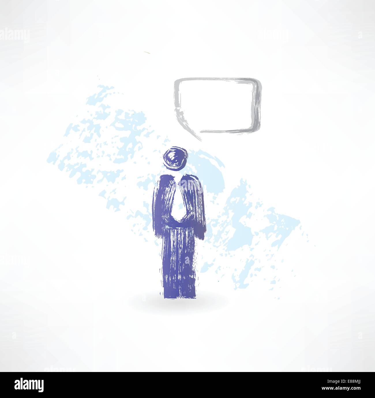 man says grunge icon Stock Vector Image & Art - Alamy