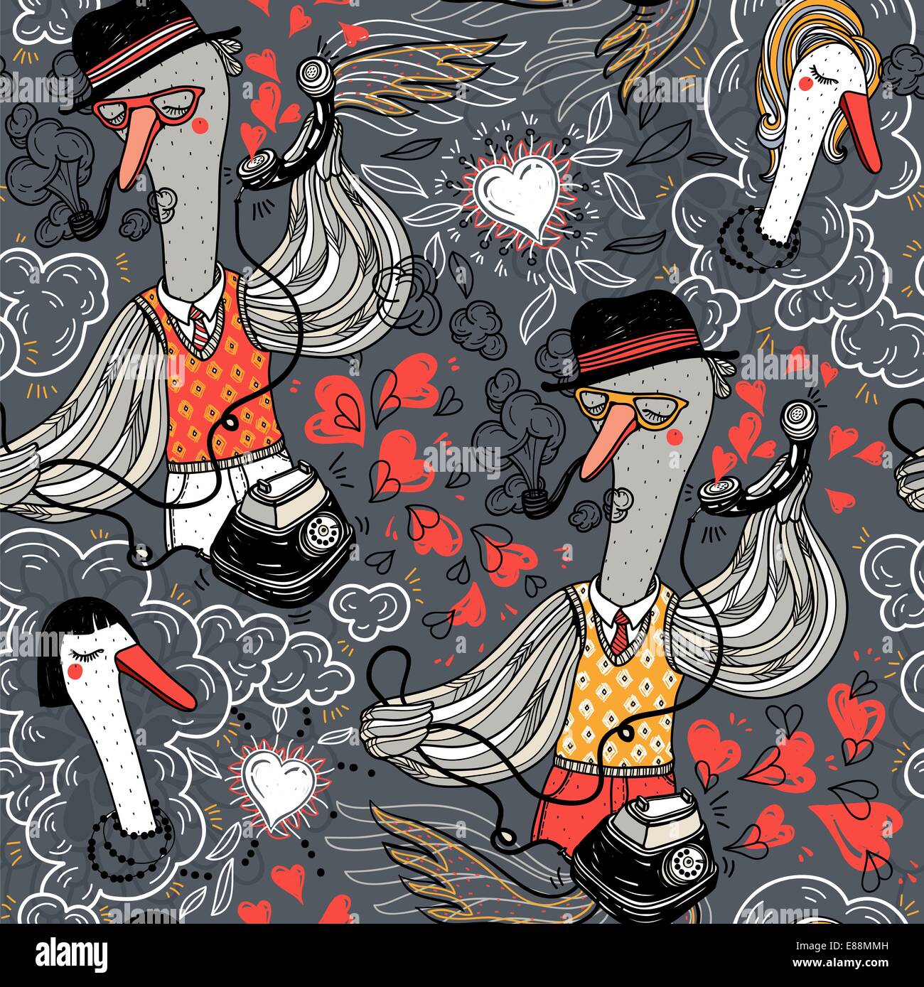 Call duck Stock Vector Images - Alamy