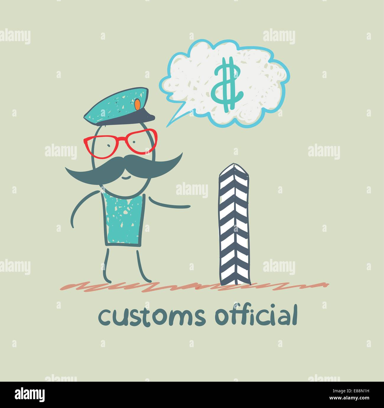 Recognition customs Stock Vector Images - Alamy
