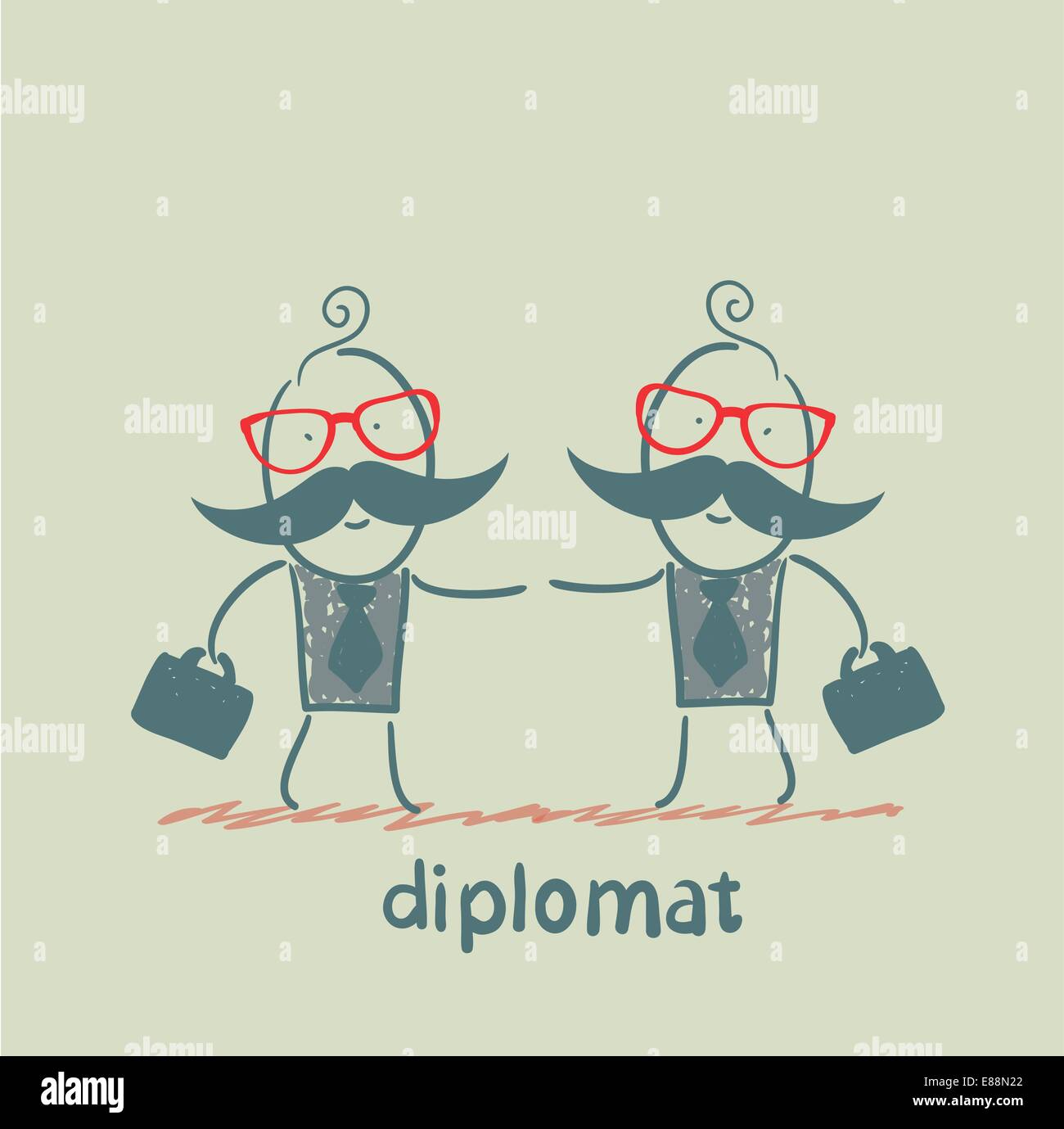 Diplomats Stock Vector Images - Alamy