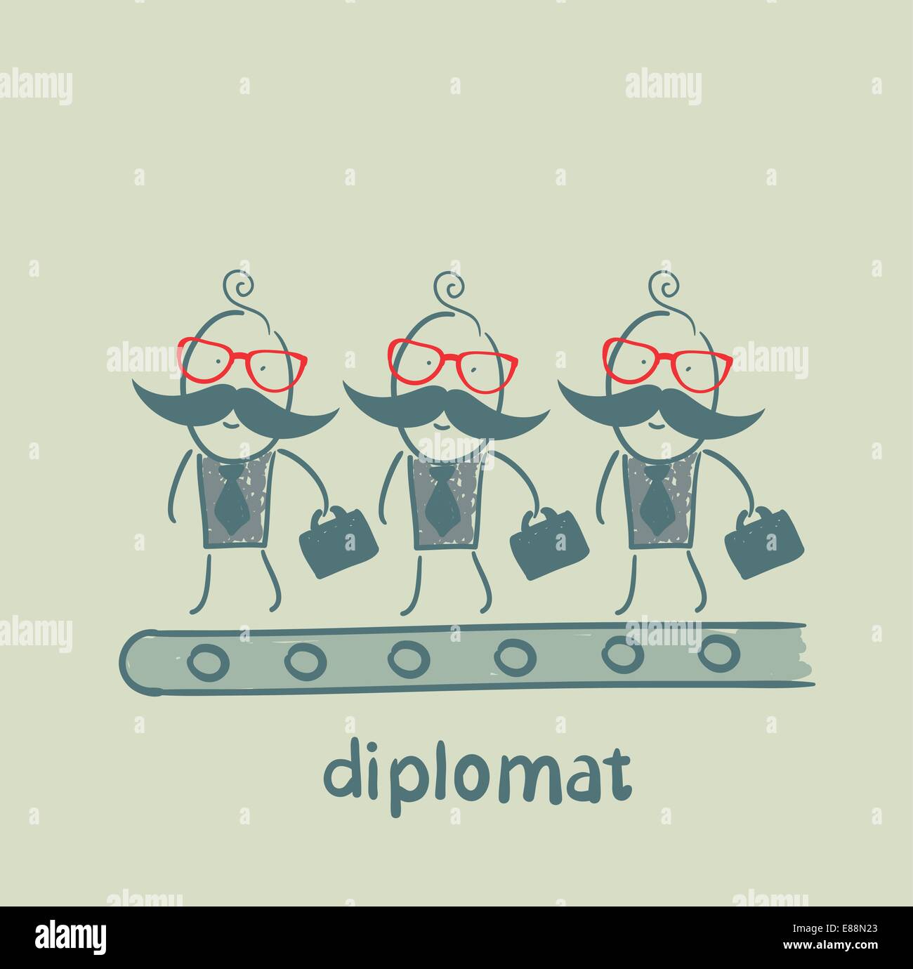 Diplomats Stock Vector Images - Alamy