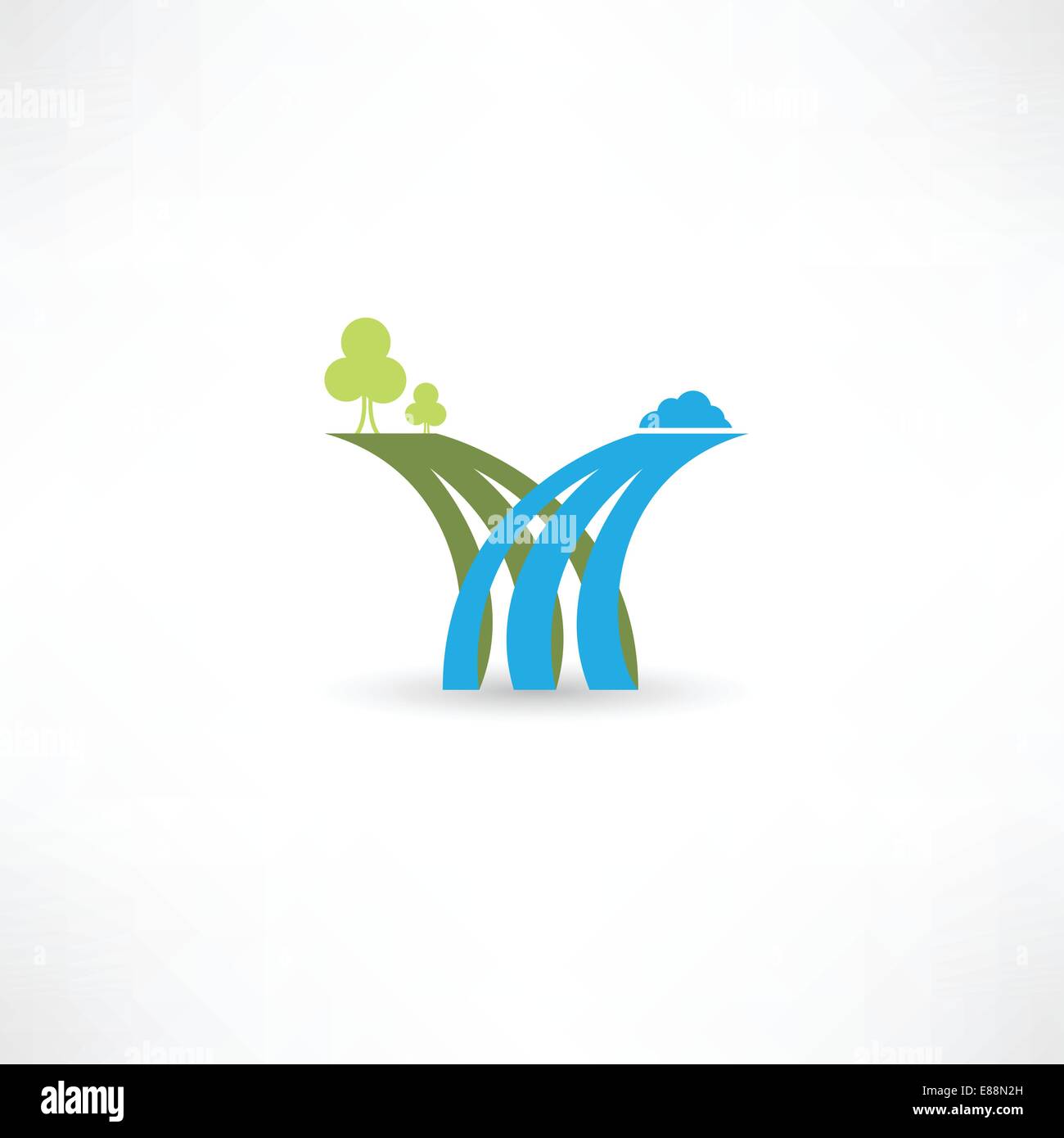 Sheep landscape black and white Stock Vector Images - Alamy