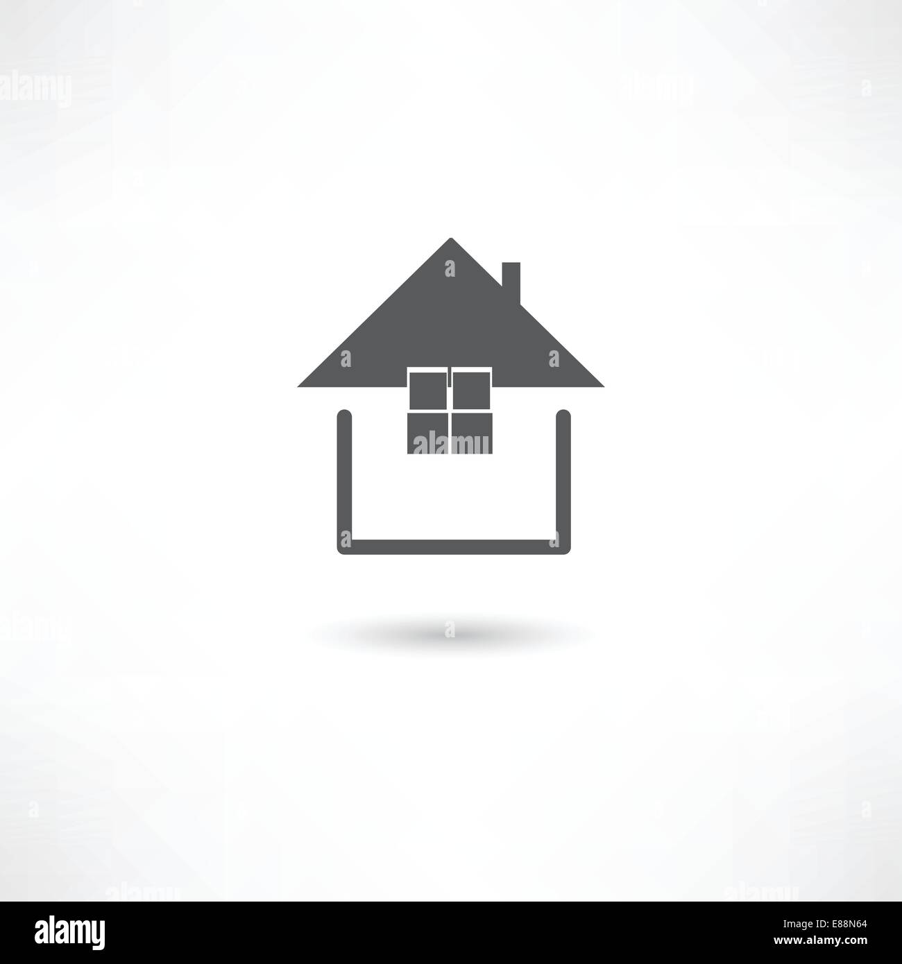 simple house symbol Stock Vector Image & Art - Alamy