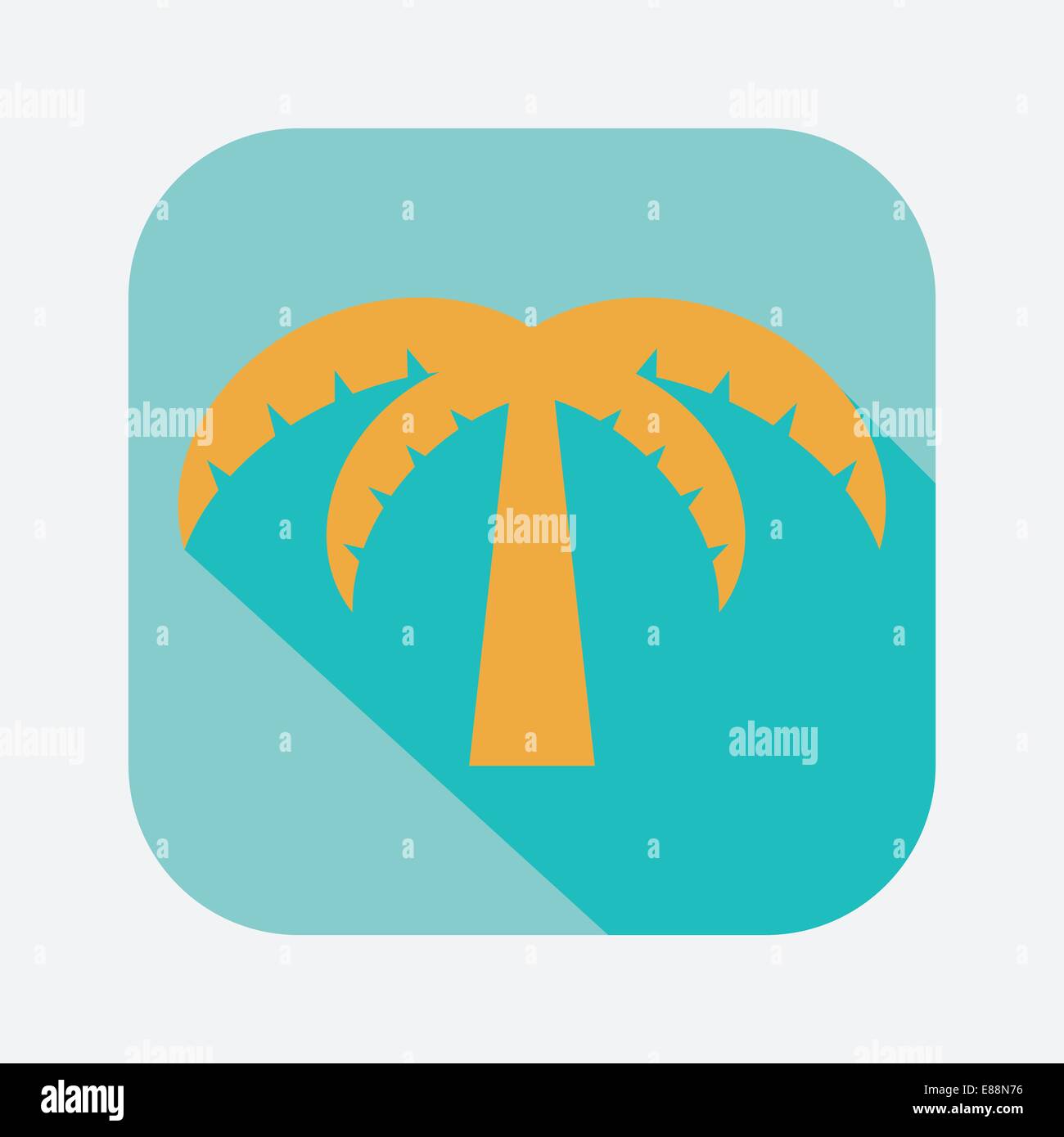 palm tree icon Stock Vector Image & Art - Alamy