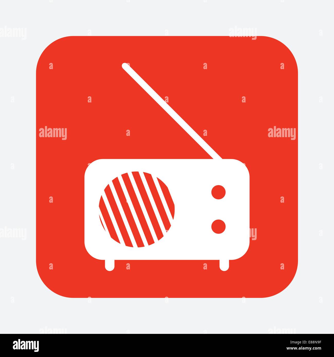 Antique transistor radio Stock Vector Images - Alamy