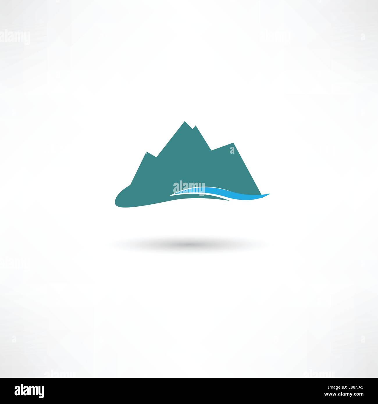 blue mountains symbol Stock Vector Image & Art - Alamy