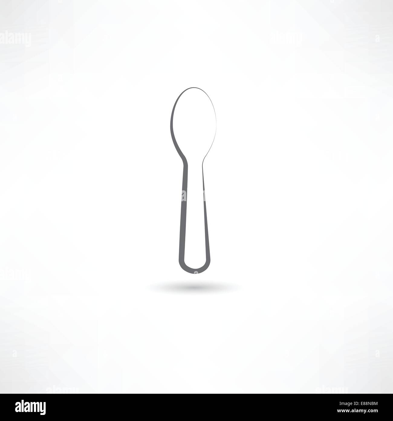 Back of spoon Stock Vector Images - Alamy