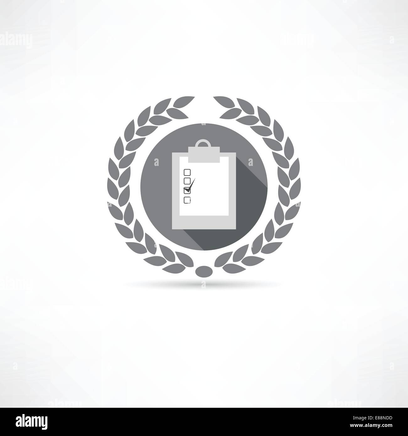 Document icon grey outline illustration Stock Vector Images - Alamy