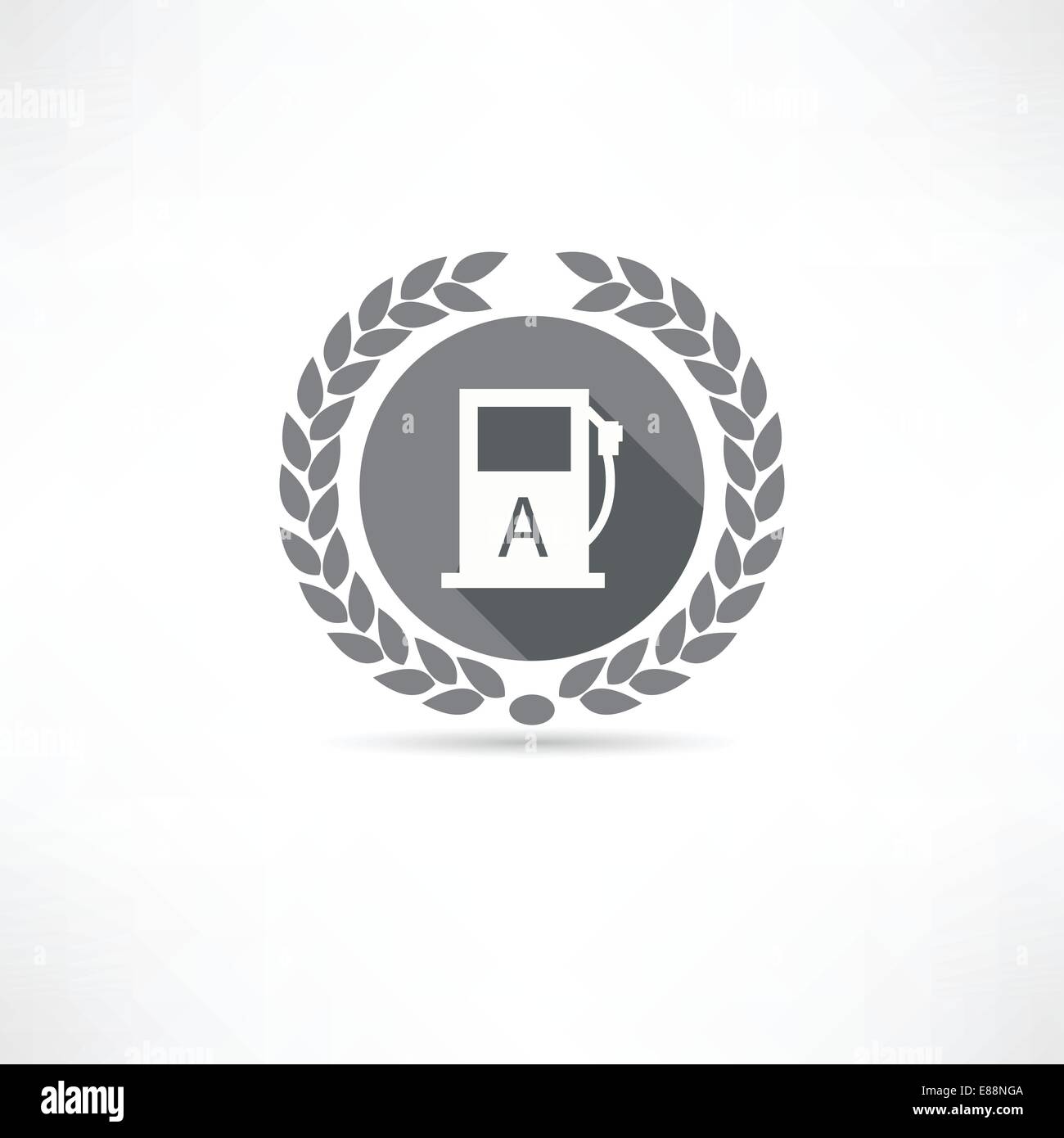 Empty filling station Stock Vector Images - Alamy