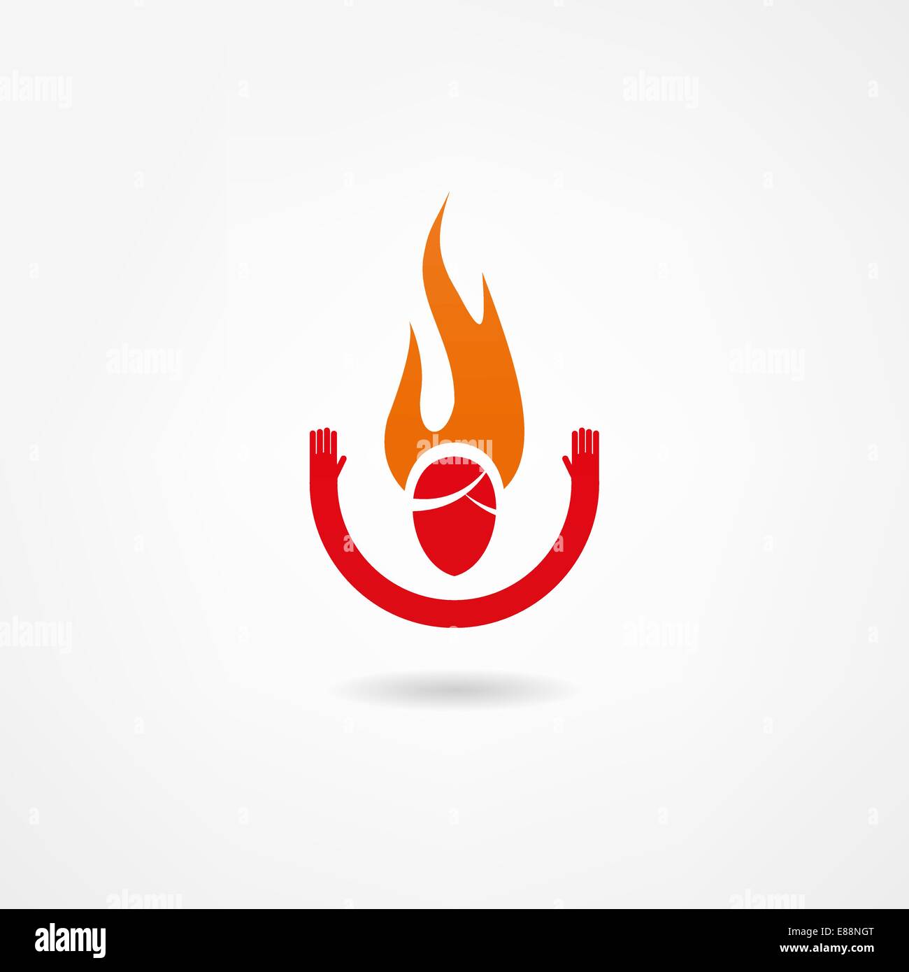 Liquid gas fire explosion Stock Vector Images - Alamy
