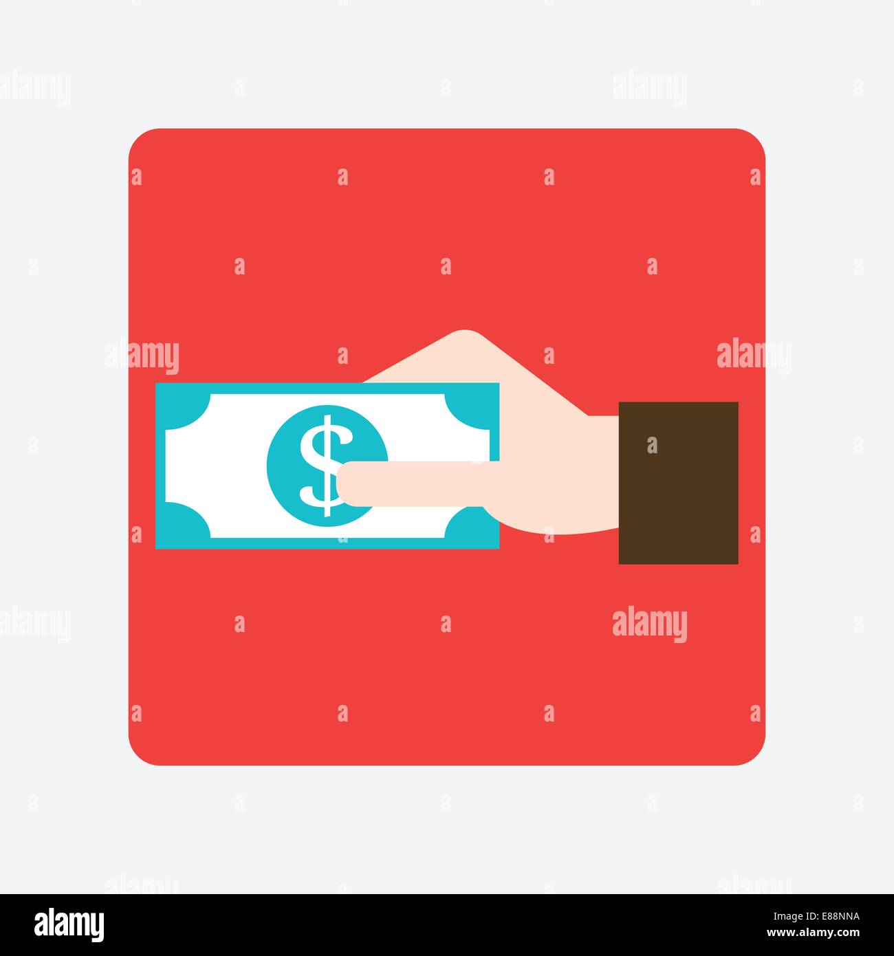 giving money icon Stock Vector Image & Art - Alamy