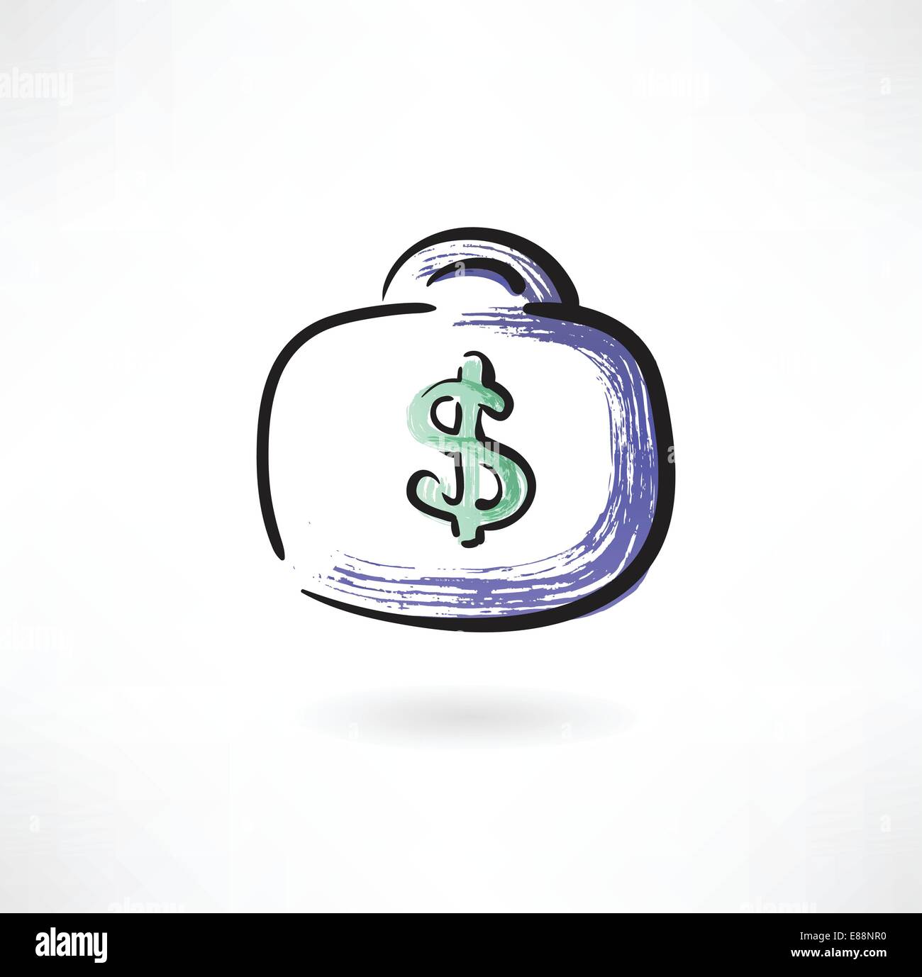 Bag with dollar sign Stock Vector Image & Art - Alamy