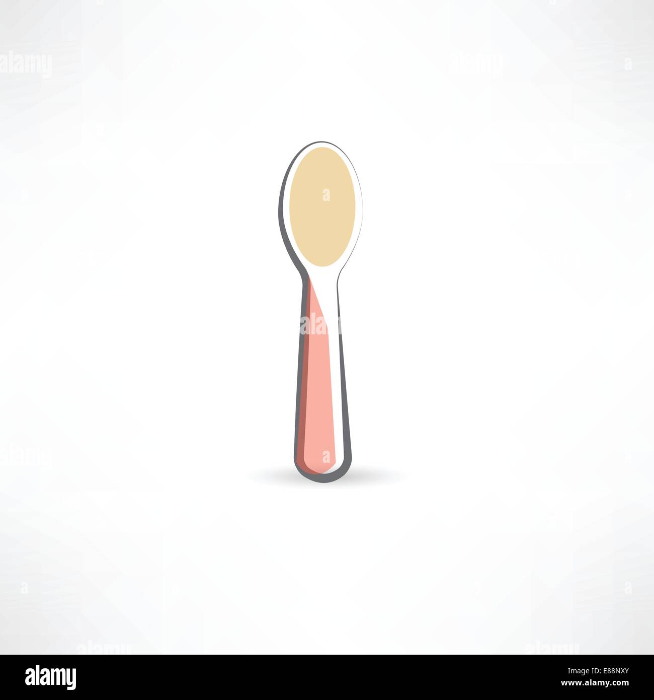 Back of spoon Stock Vector Images - Alamy