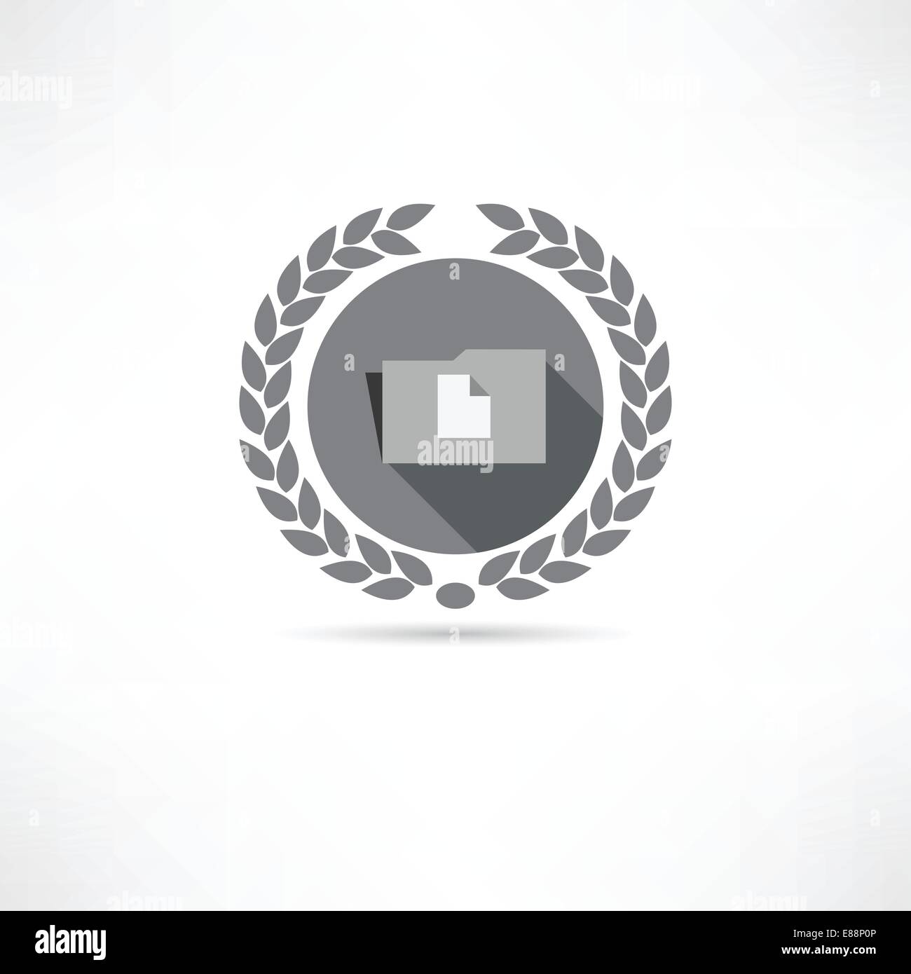 folder with documents icon Stock Vector Image & Art - Alamy