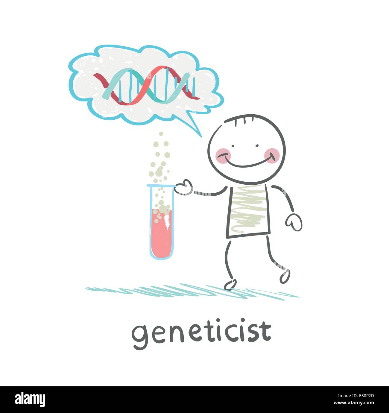Genetics is the formula of genes Stock Vector Image & Art - Alamy