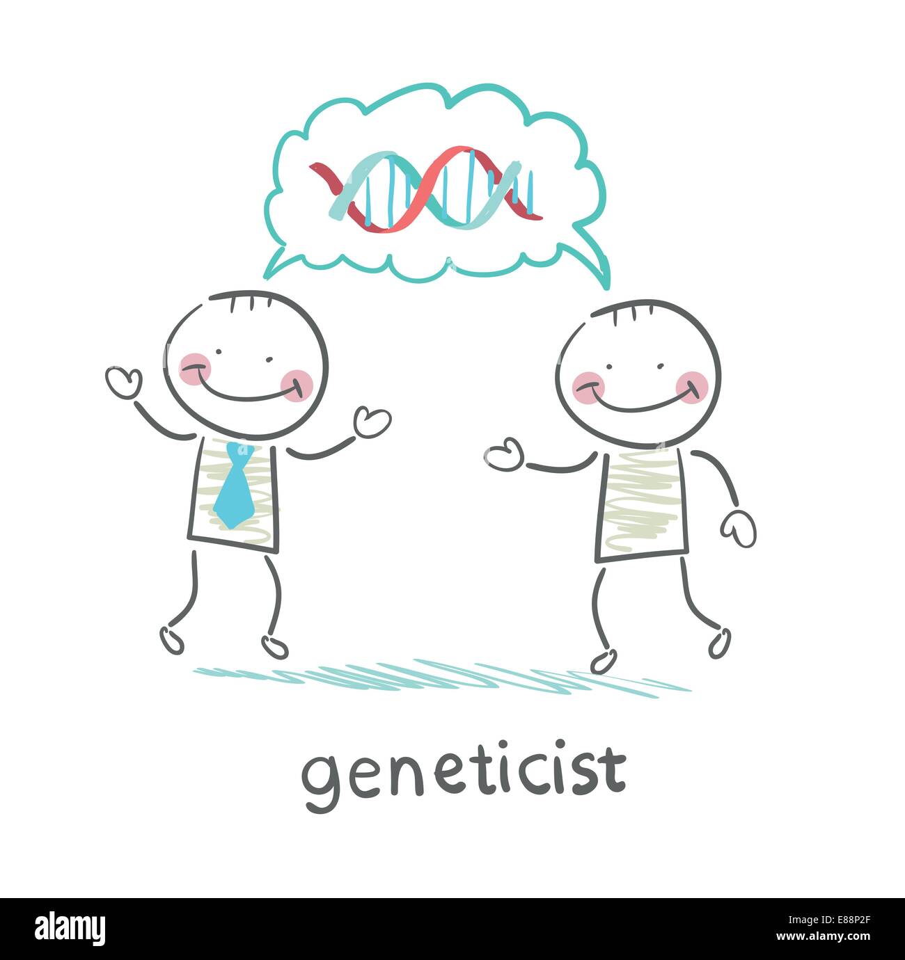 Genetics say about the formula genes Stock Vector Image & Art - Alamy