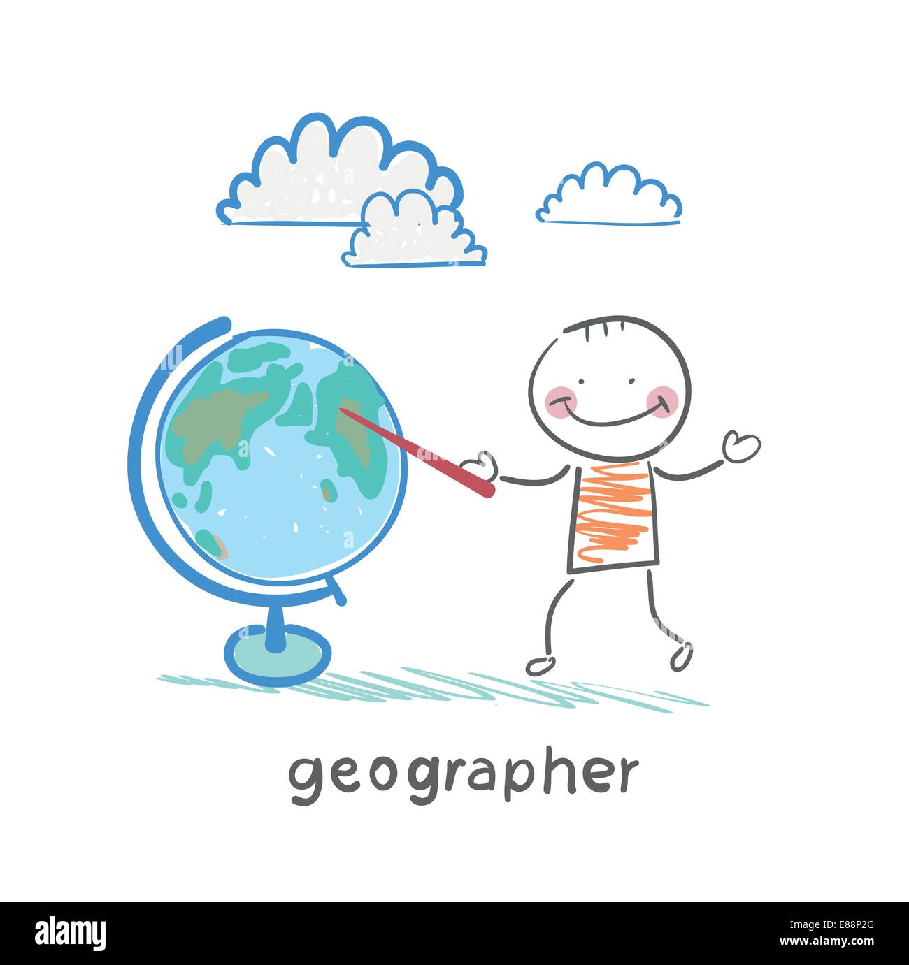 Geographer atlas Stock Vector Images - Alamy