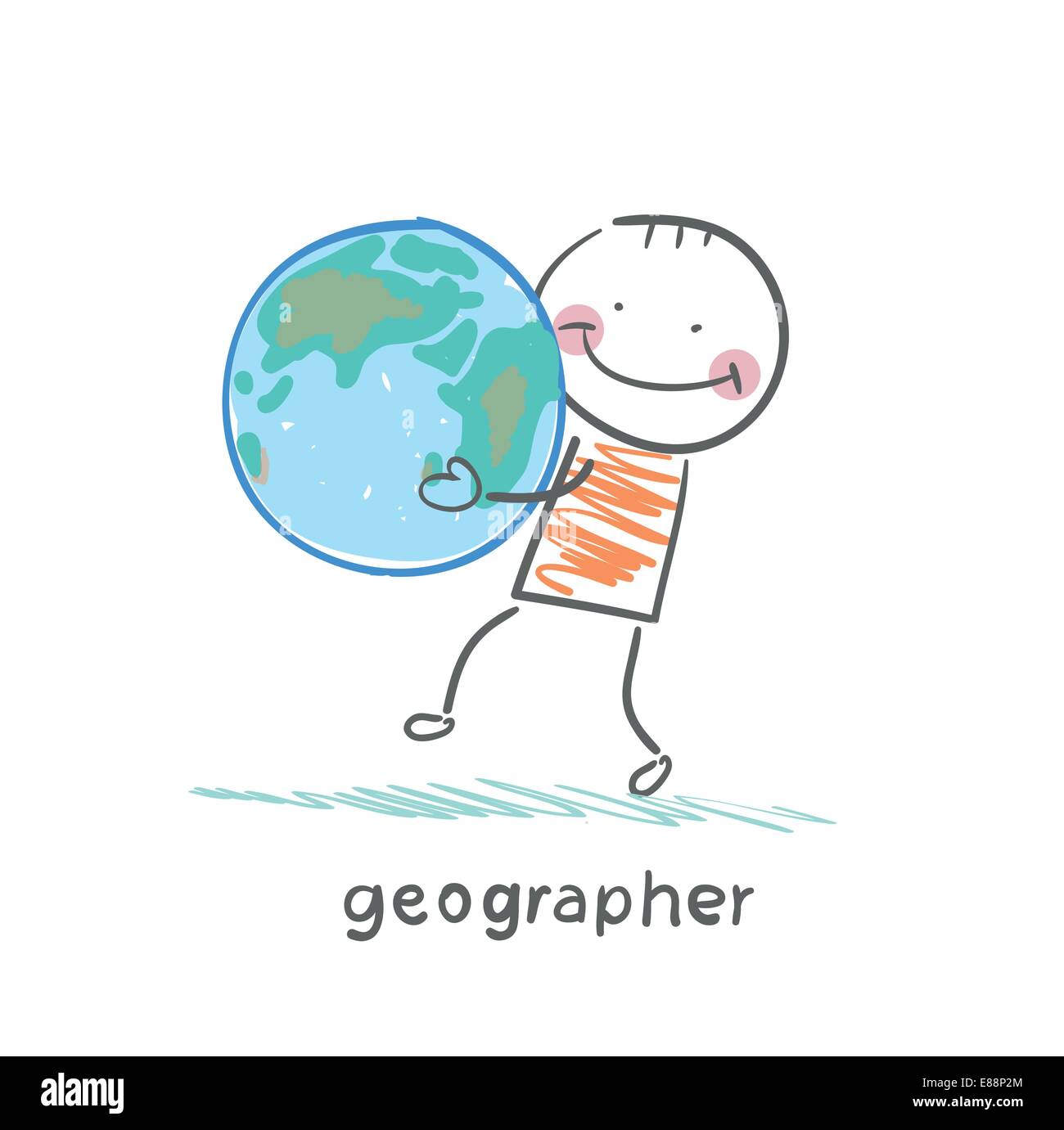 Geographer atlas Stock Vector Images - Alamy