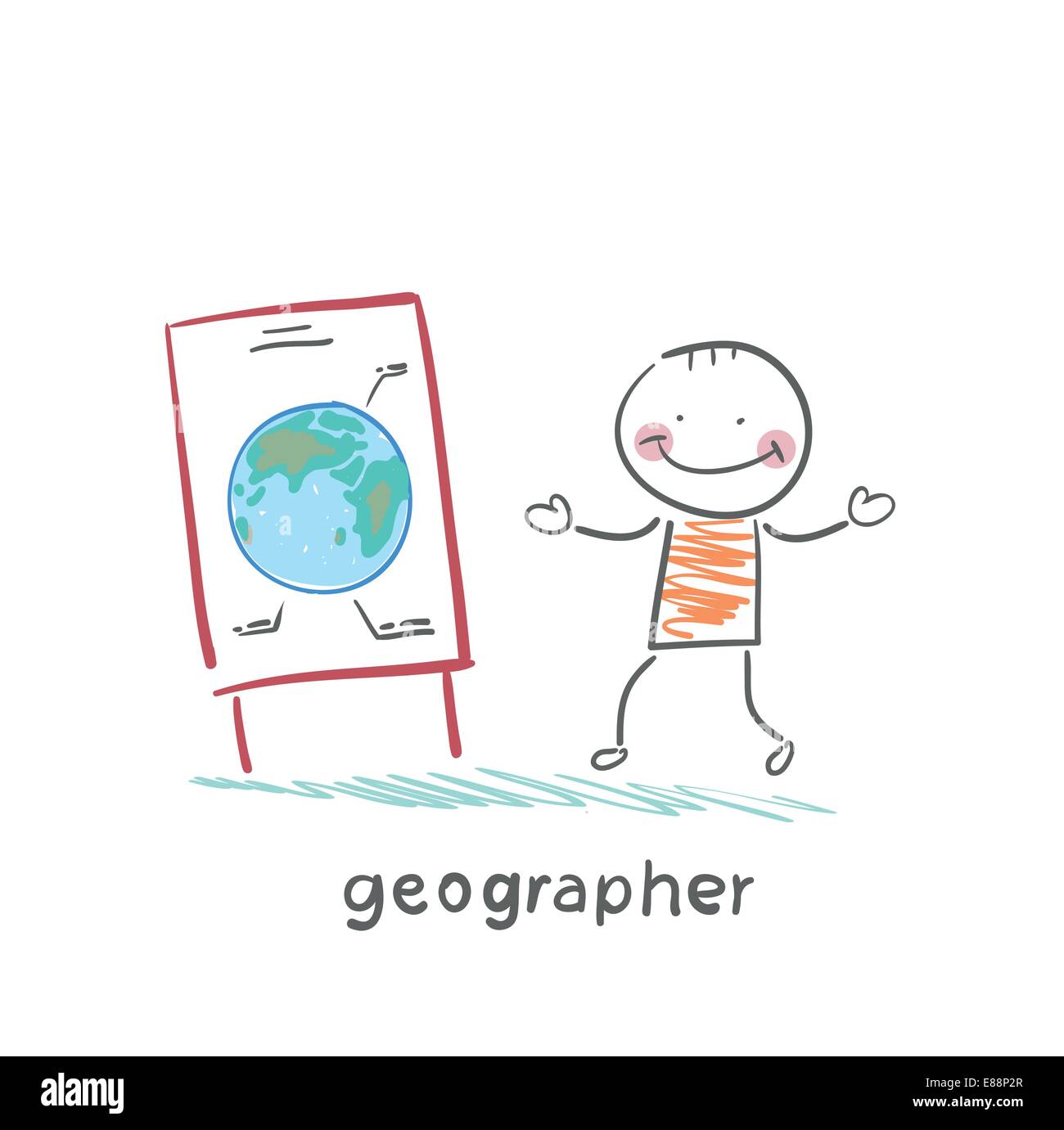 Map of seas and oceans Stock Vector Images - Alamy