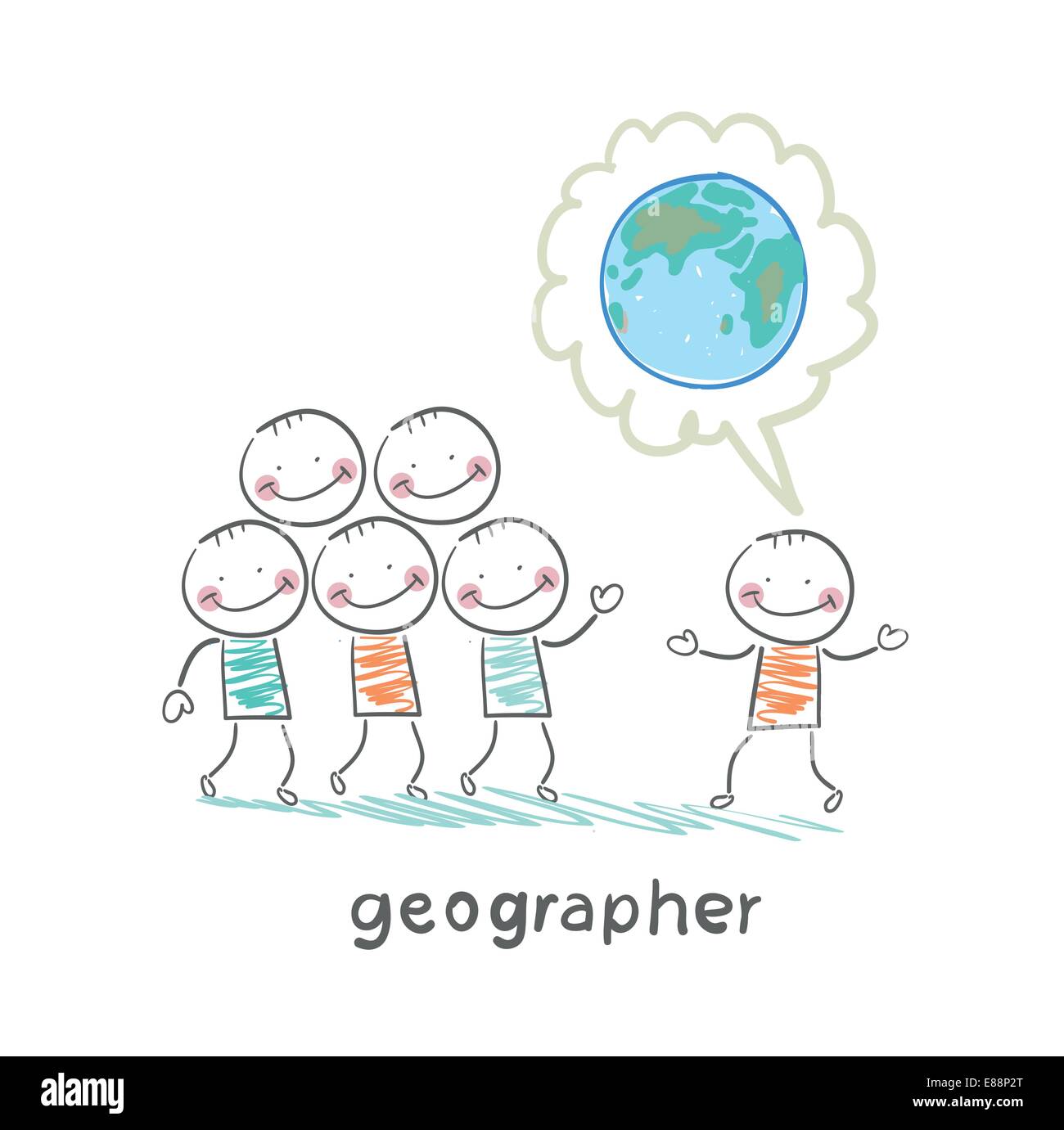 Geographer atlas Stock Vector Images - Alamy