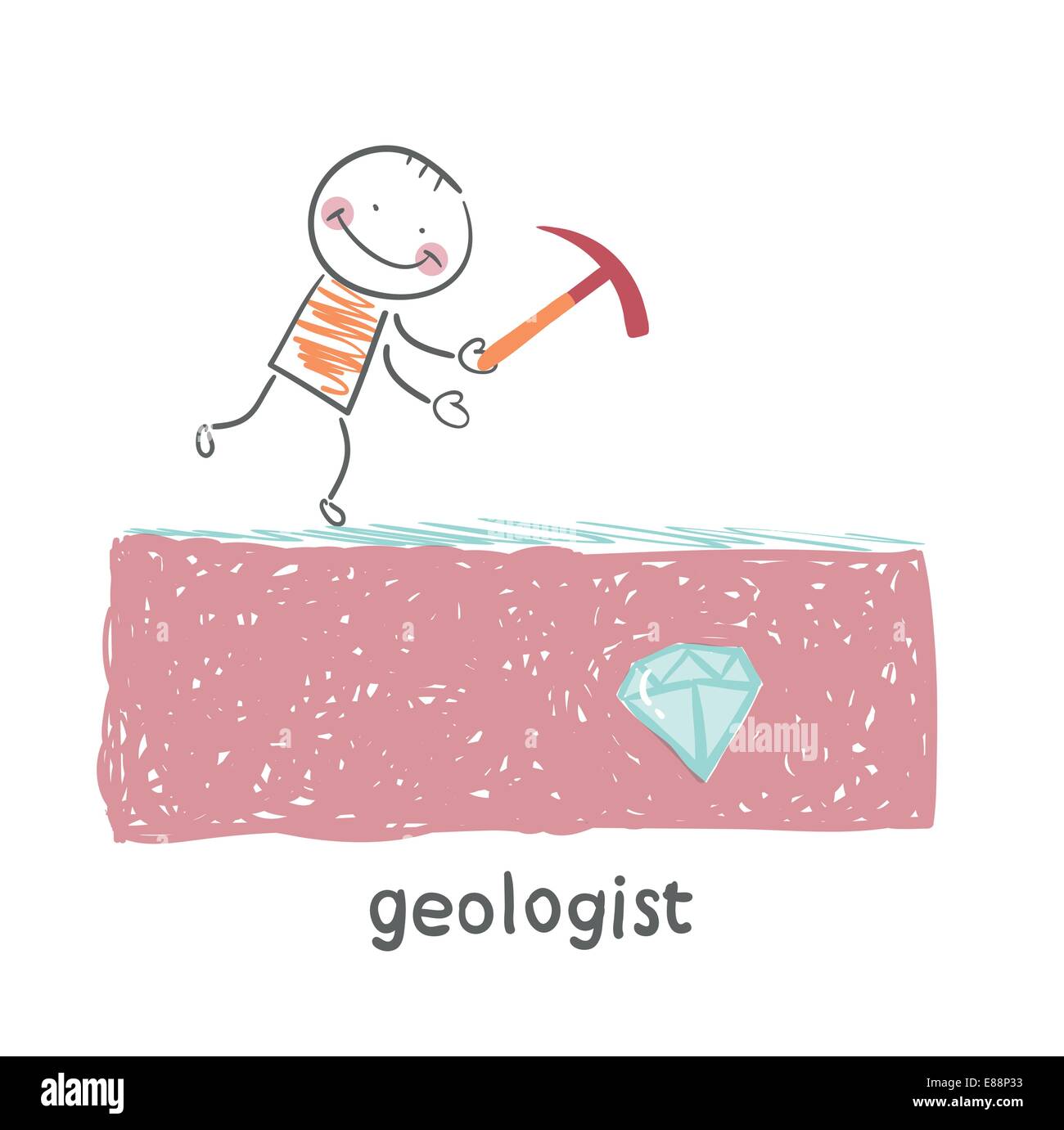 Funny Geologist Cartoon