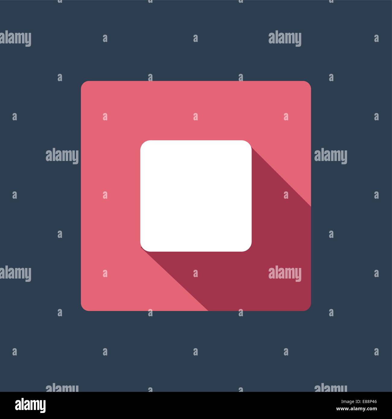 Stop button icon Stock Vector Image & Art - Alamy