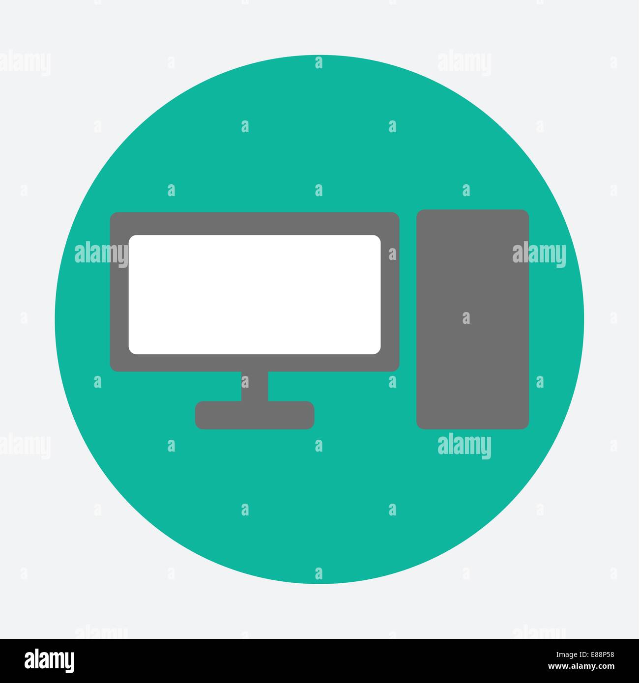 personal computer icon Stock Vector Image & Art - Alamy