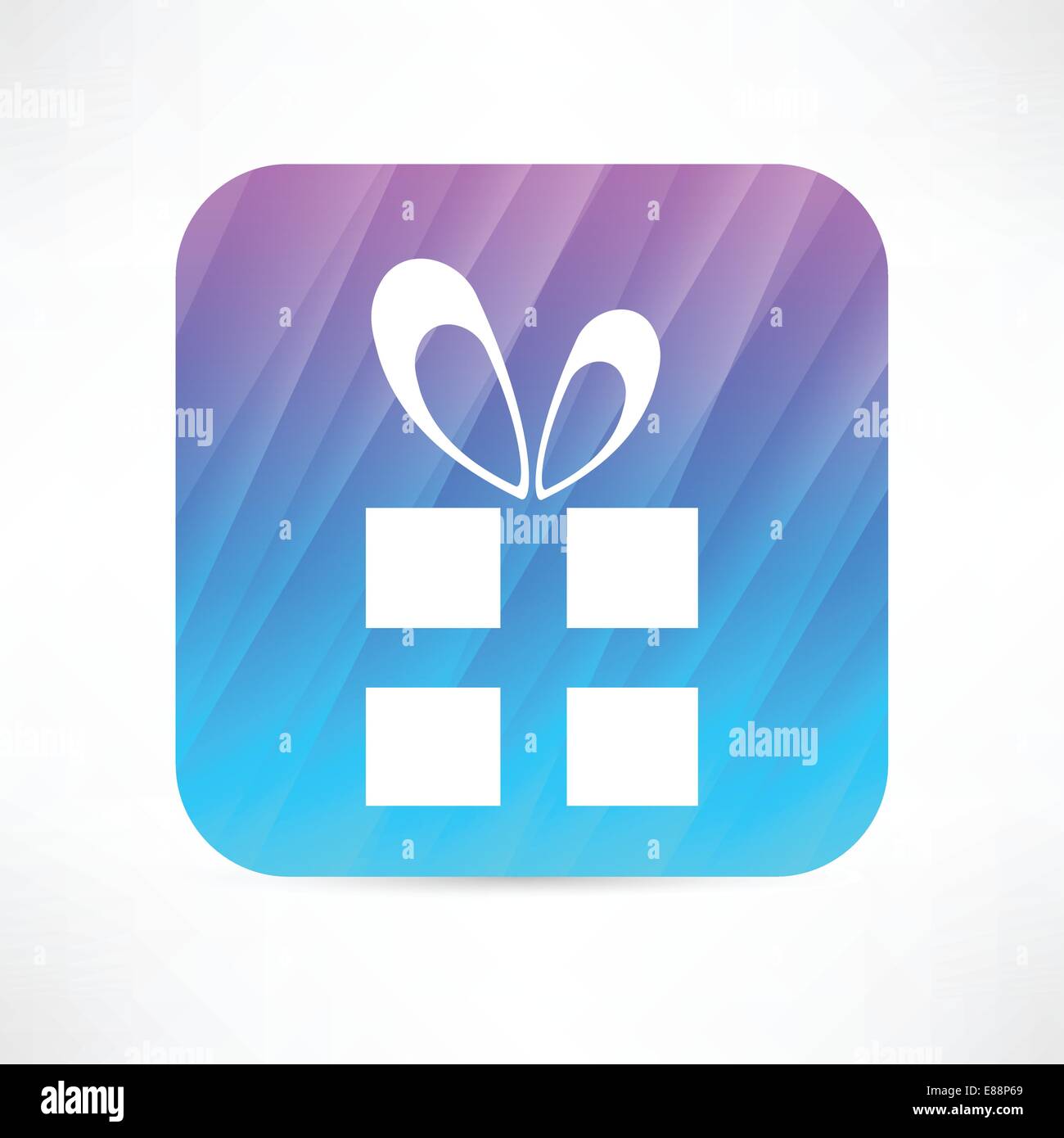 gift box with a bow icon Stock Vector Image & Art - Alamy