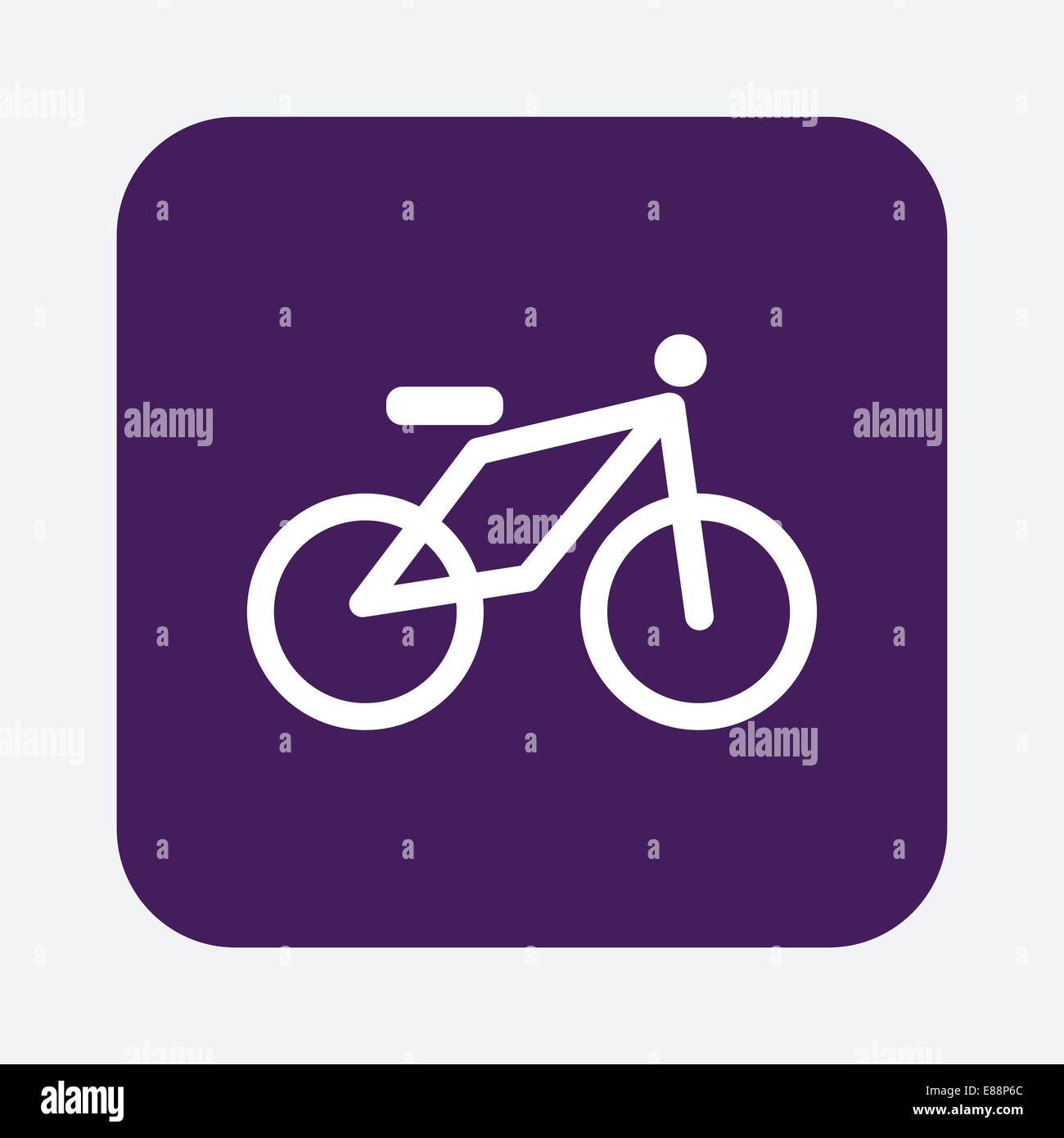 Bicycle by traffic sign Stock Vector Images - Alamy