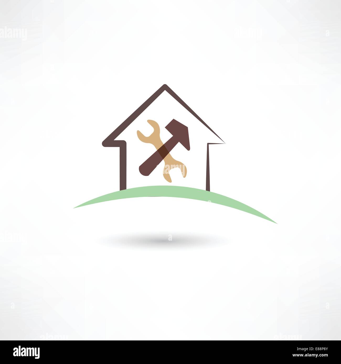 Repairing cottage Stock Vector Images - Alamy