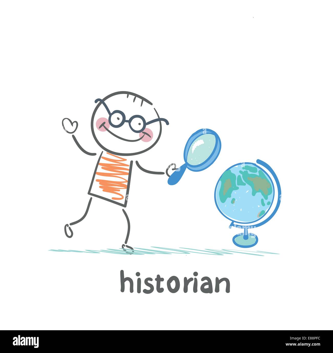 Historian studying hi-res stock photography and images - Alamy