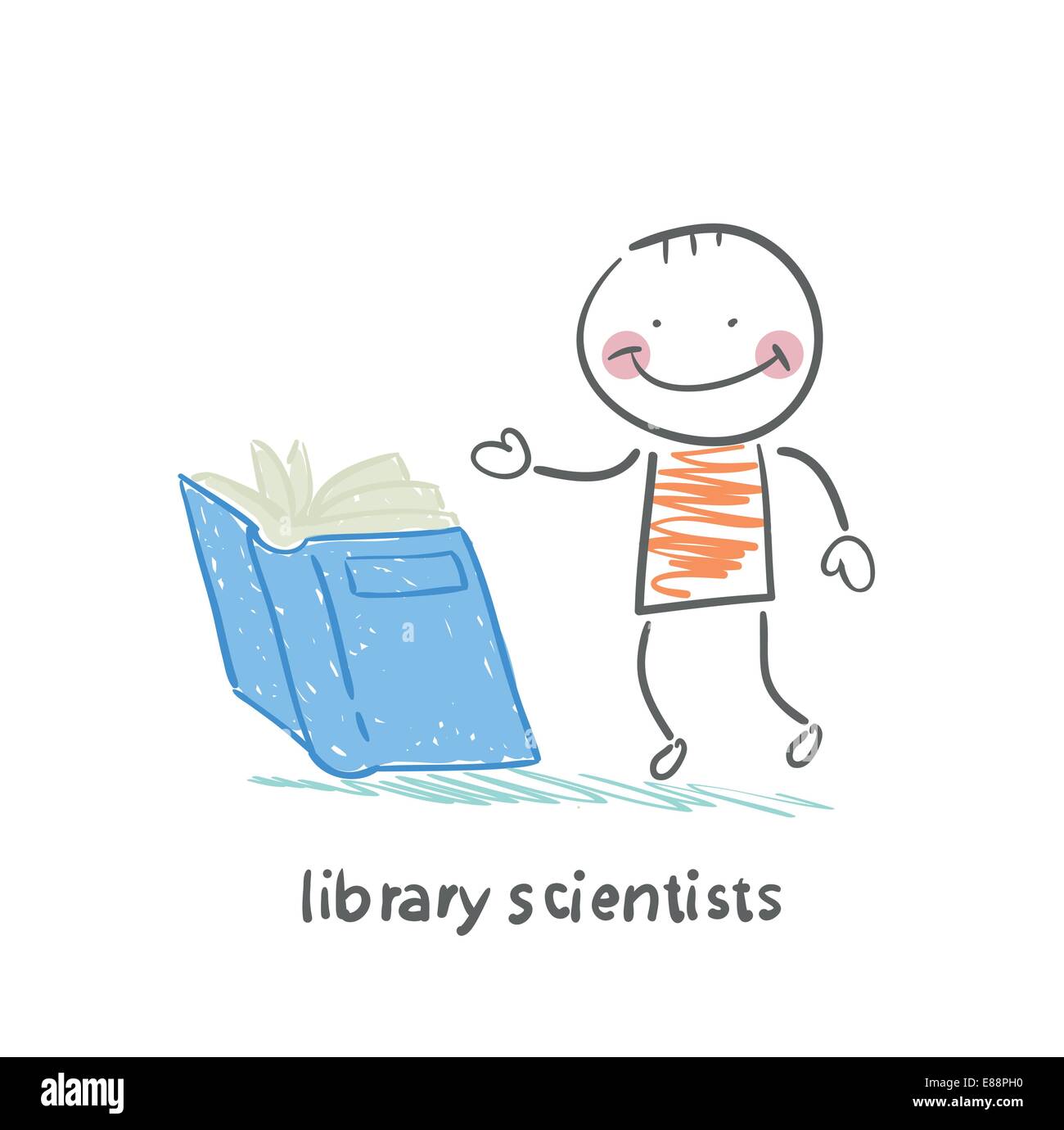 Doctor reading research Stock Vector Images - Alamy