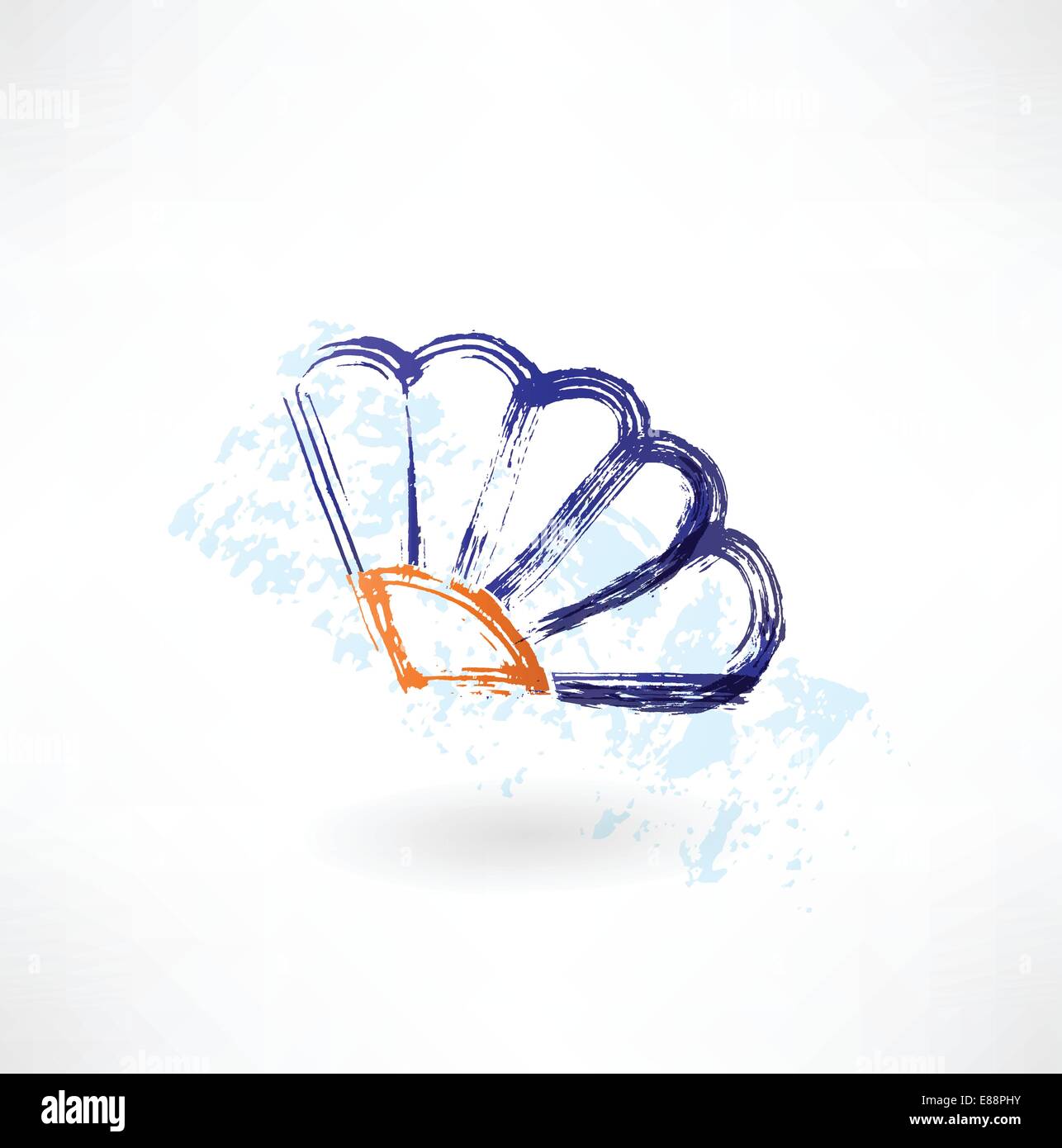 Fan painting Stock Vector Images - Alamy