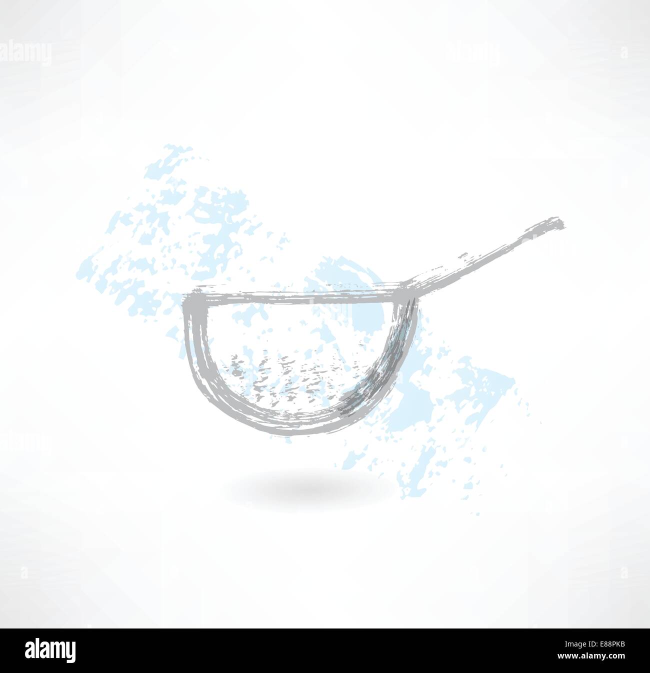 Silver ladle Stock Vector Images - Alamy