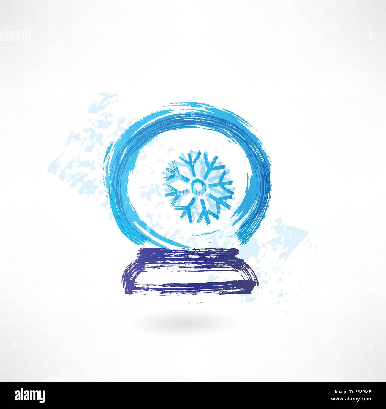 magic glass bowl grunge icon Stock Vector Image & Art - Alamy