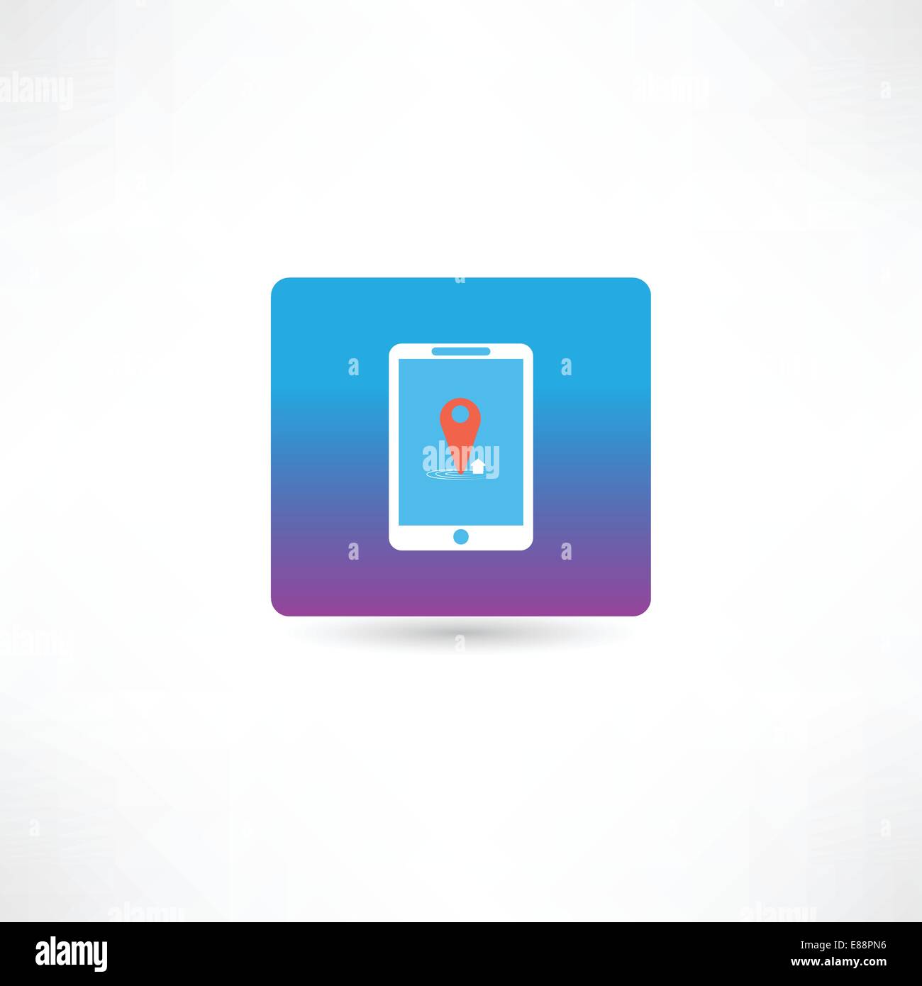 gps on iphone icon Stock Vector Image & Art - Alamy