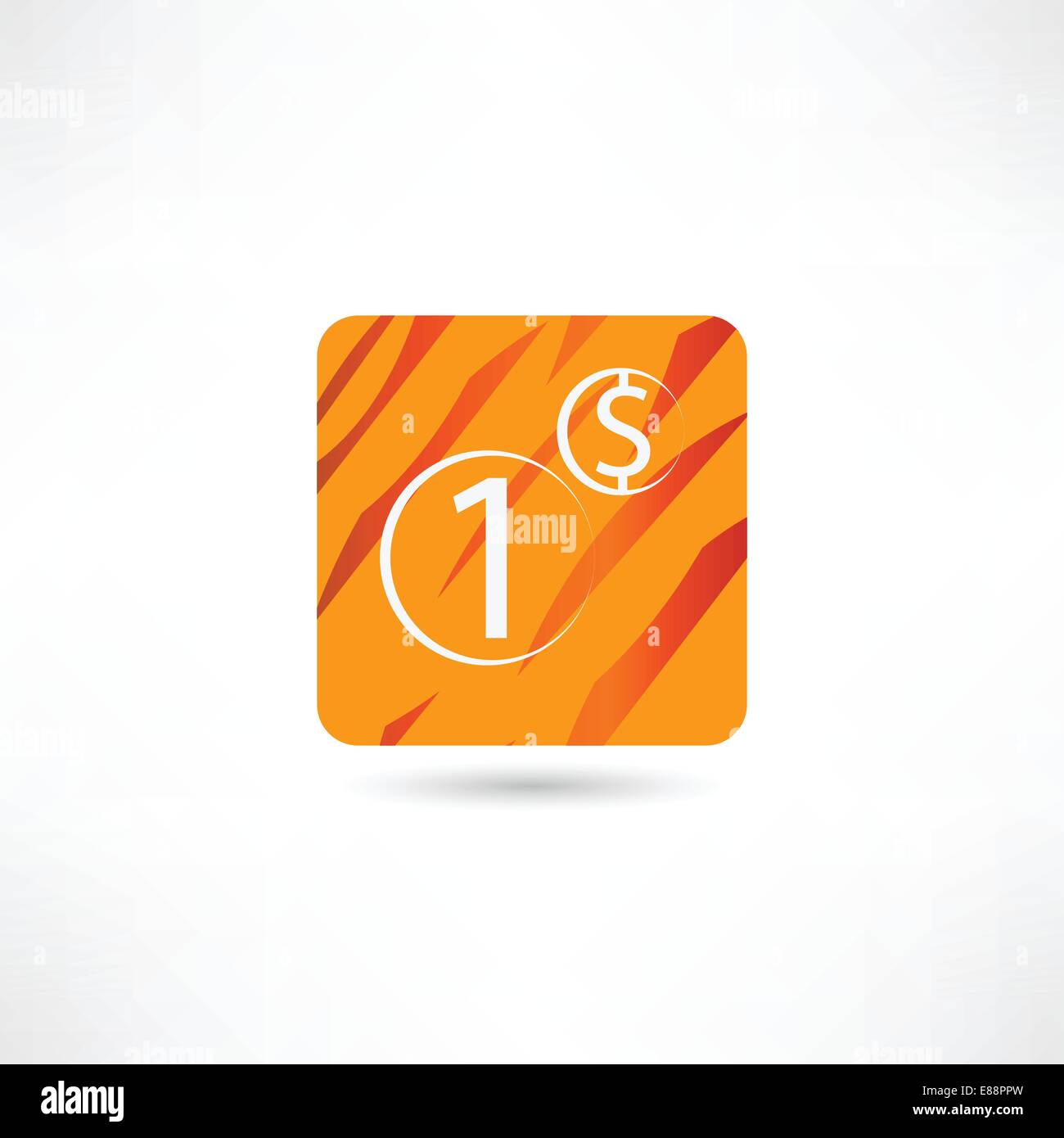 One dollar on background Stock Vector Images - Alamy