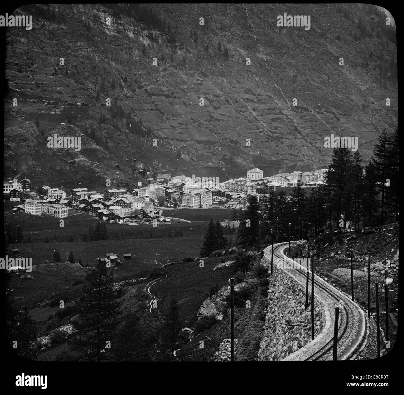Old zermatt Black and White Stock Photos & Images - Alamy