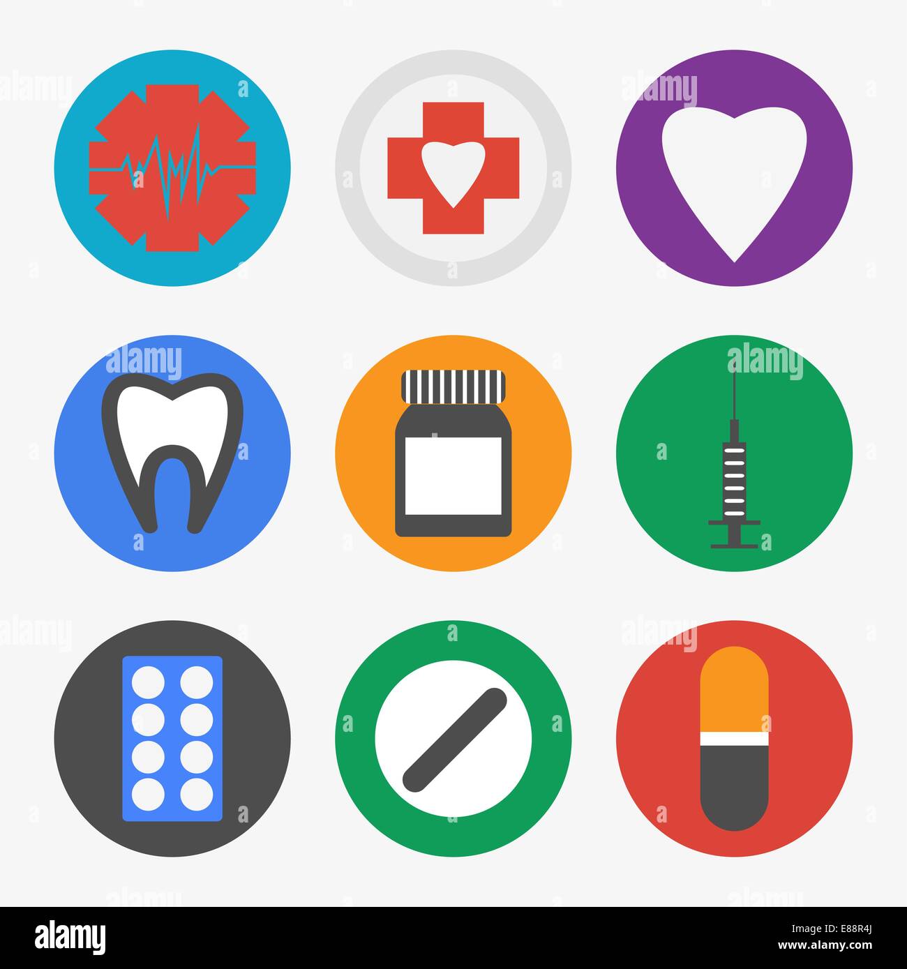 Medical stethoscope laboratory test Stock Vector Images - Alamy