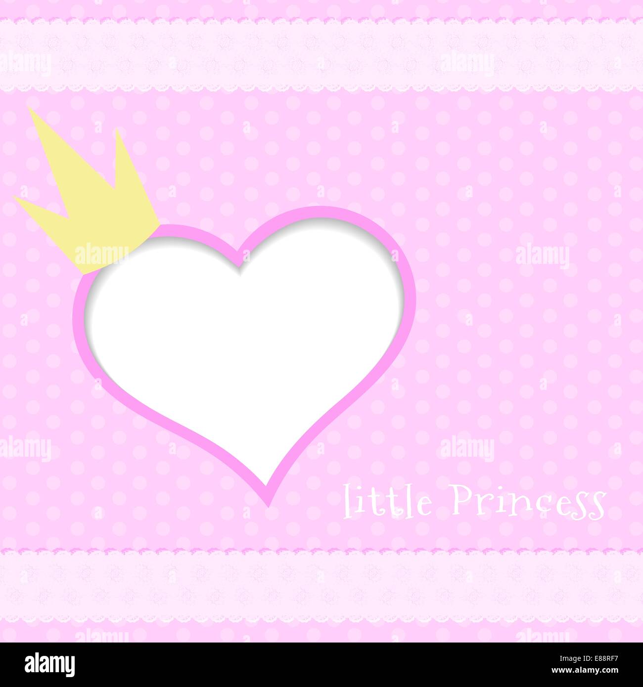 Pink background little princess Stock Vector Image & Art - Alamy