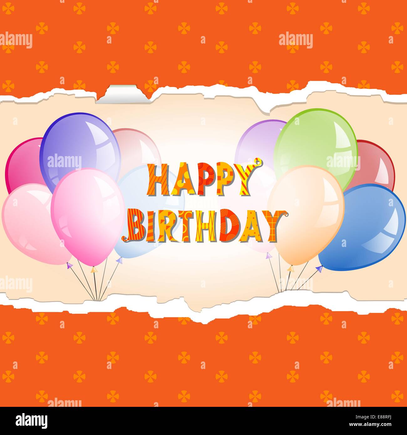Cheerful abstract background for invitation for birthday Stock Vector ...