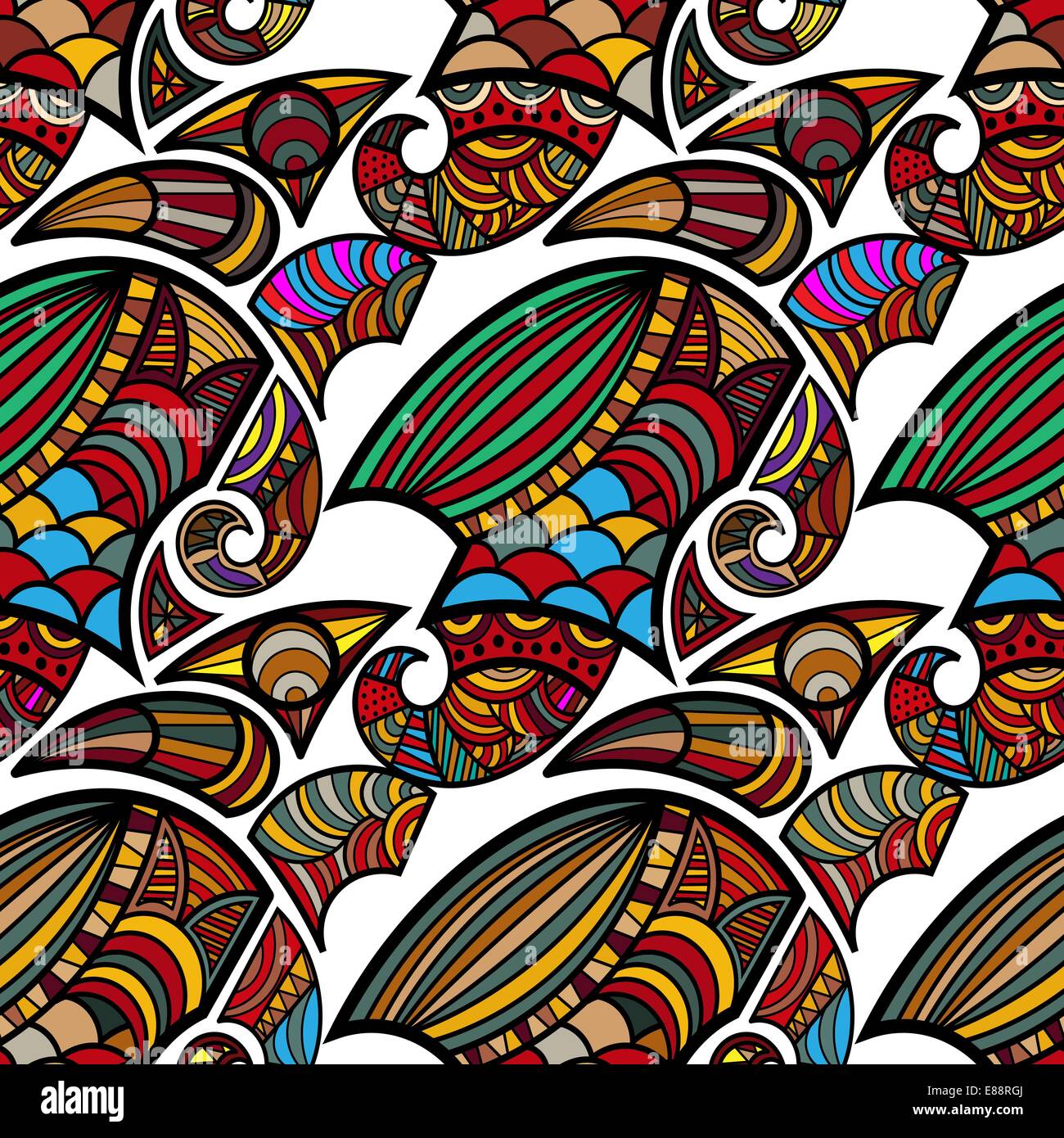 Seamless texture with a curlicue Stock Vector Image & Art - Alamy