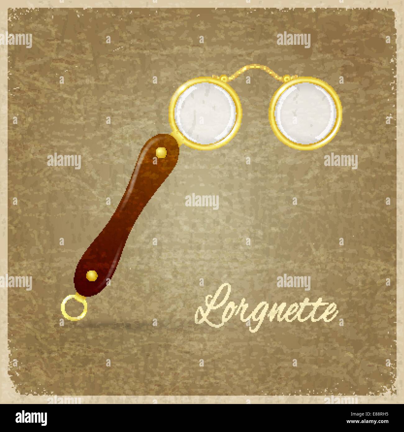 Illustration of an ancient monocle Stock Vector Image & Art - Alamy